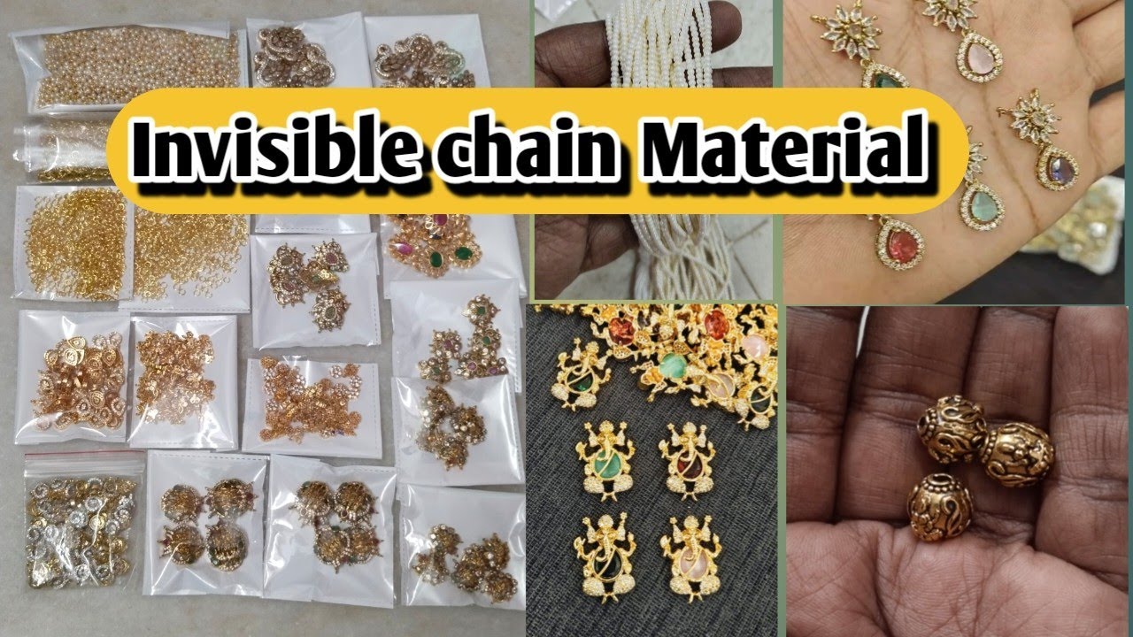 Invisible chain Material Full stock available/Jewellery Raw Material # ...