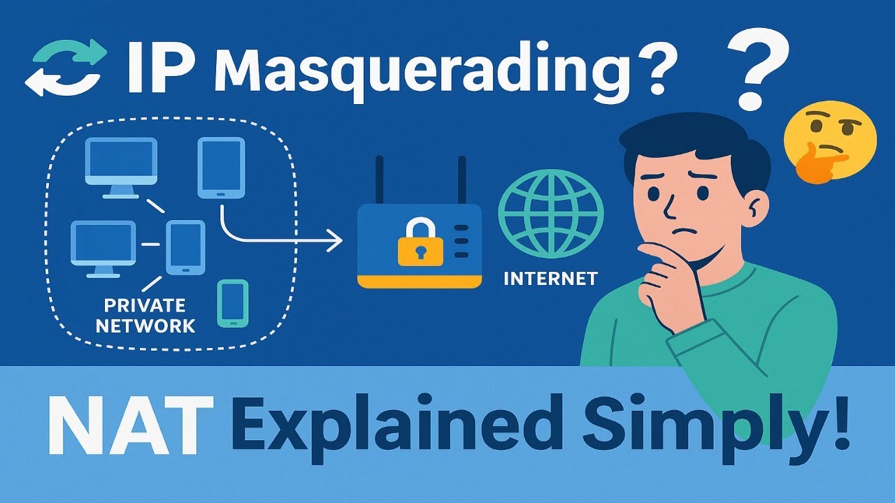 What is IP masquerading? || network address translation explained - YouTube