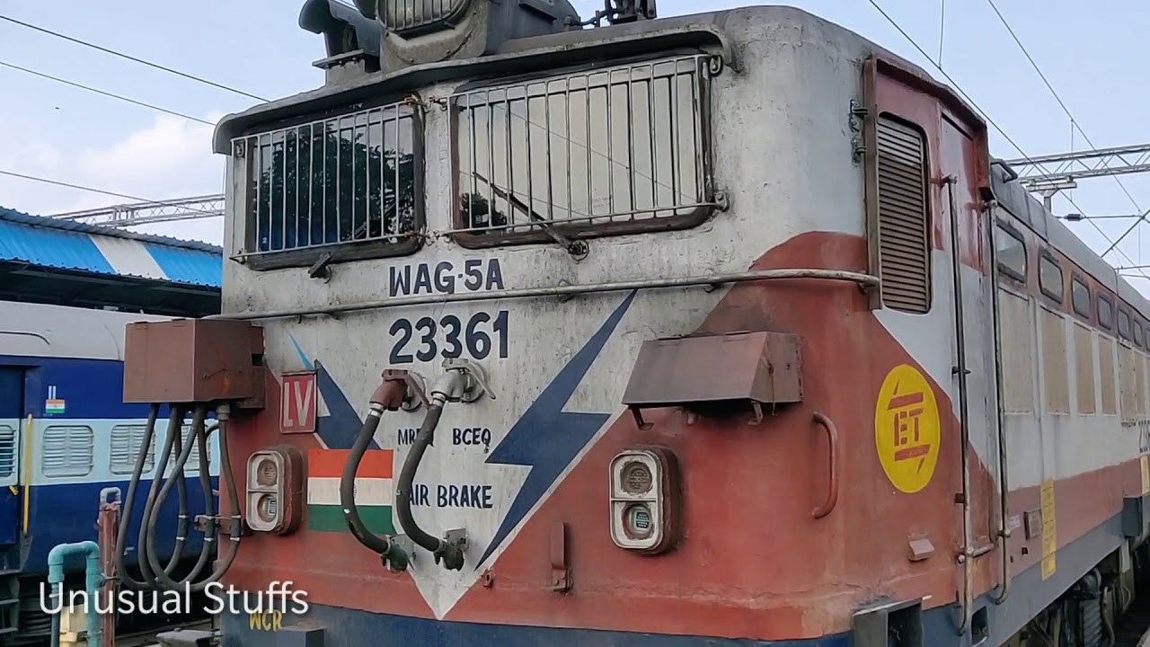 WAG 5A Locomotive Closeup Indian Railways - YouTube