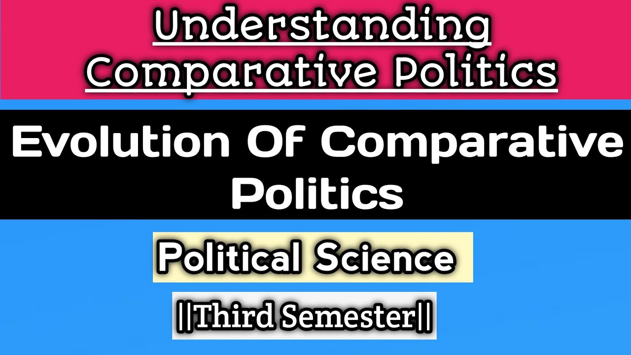 COMPARATIVE POLITICS : EVOLUTION Of COMPARATIVE POLITICS - YouTube