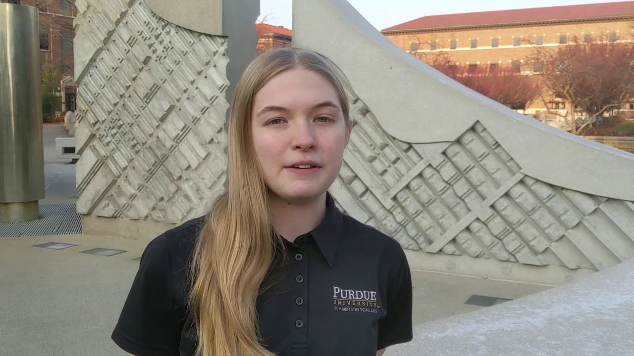 Liza Russell, winner of Linda & Bipin Doshi Scholarship - YouTube