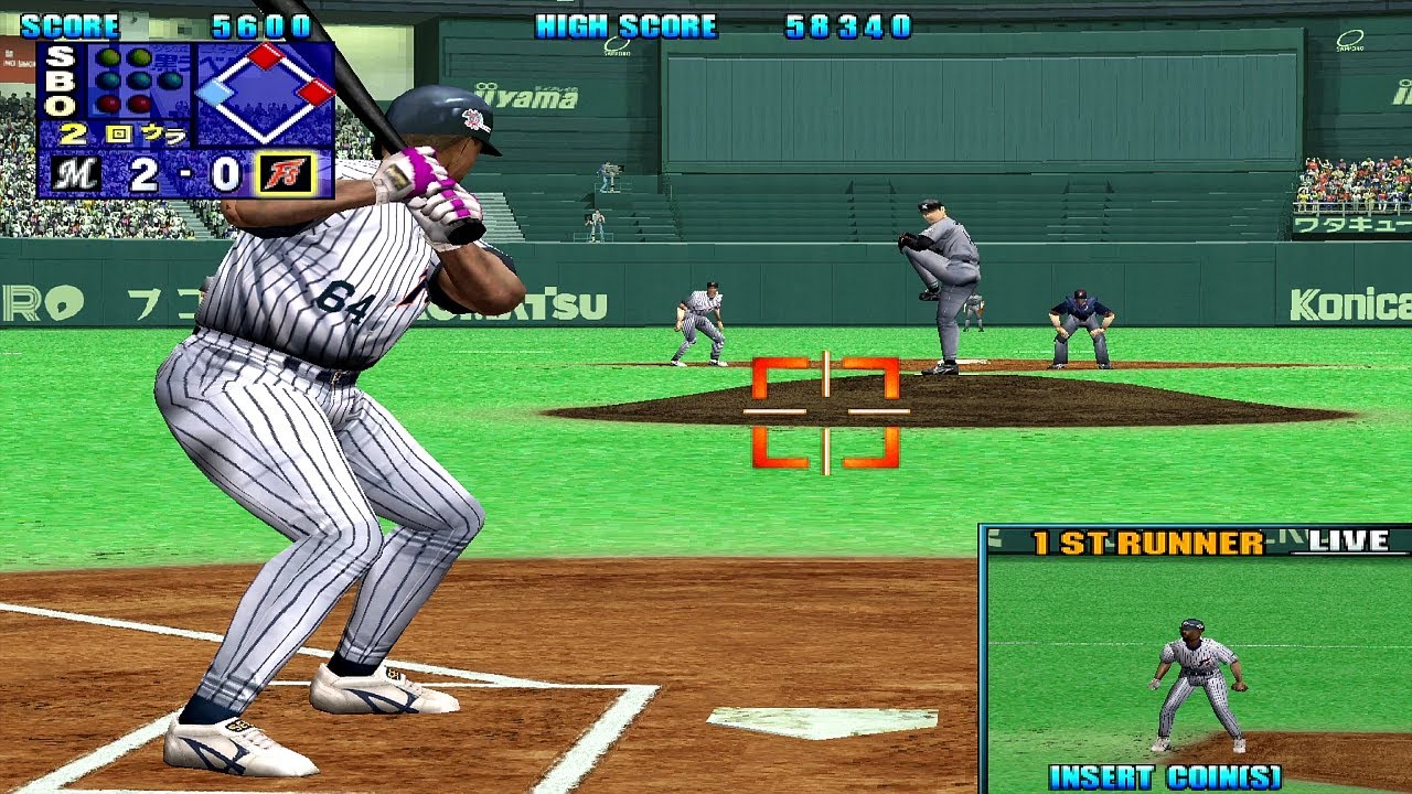 [Naomi] Dynamite BaseBall 99 Marines vs. Fighters - YouTube