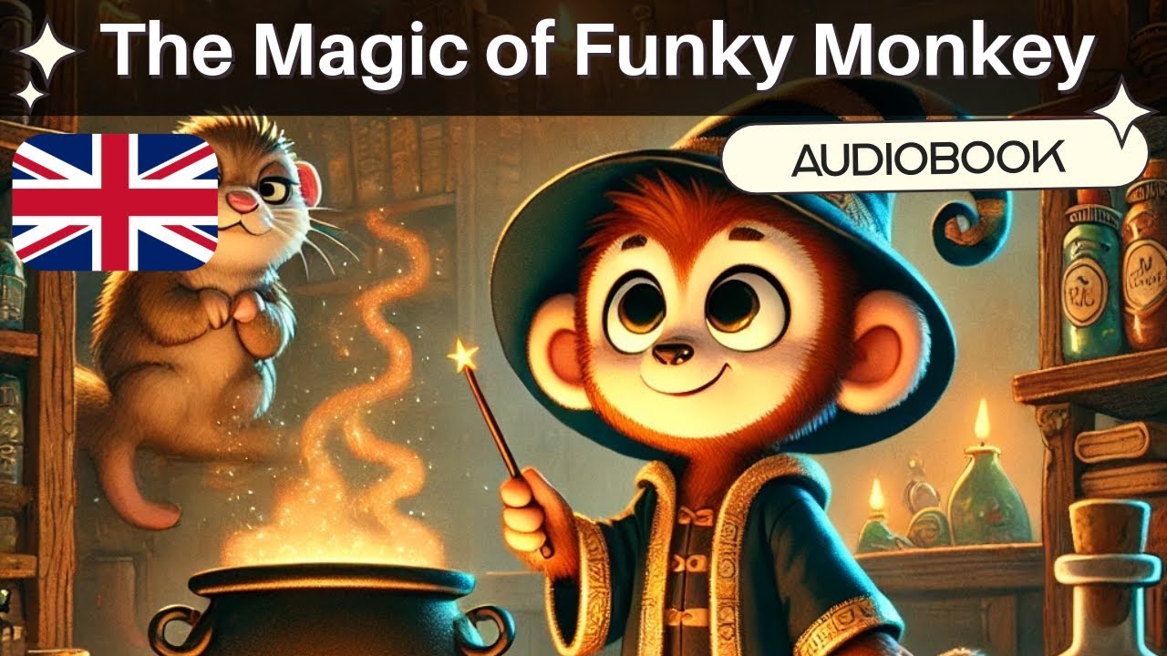 🐵🎩 The Magic of Funky Monkey - Storyteller, Audio Tale in English 🎧 ...