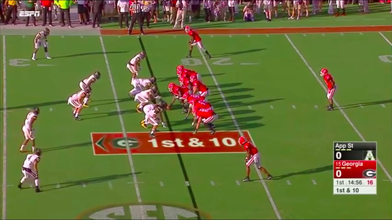 Appalachian State @ #15 Georgia -- 2017 Extended Highlights - YouTube