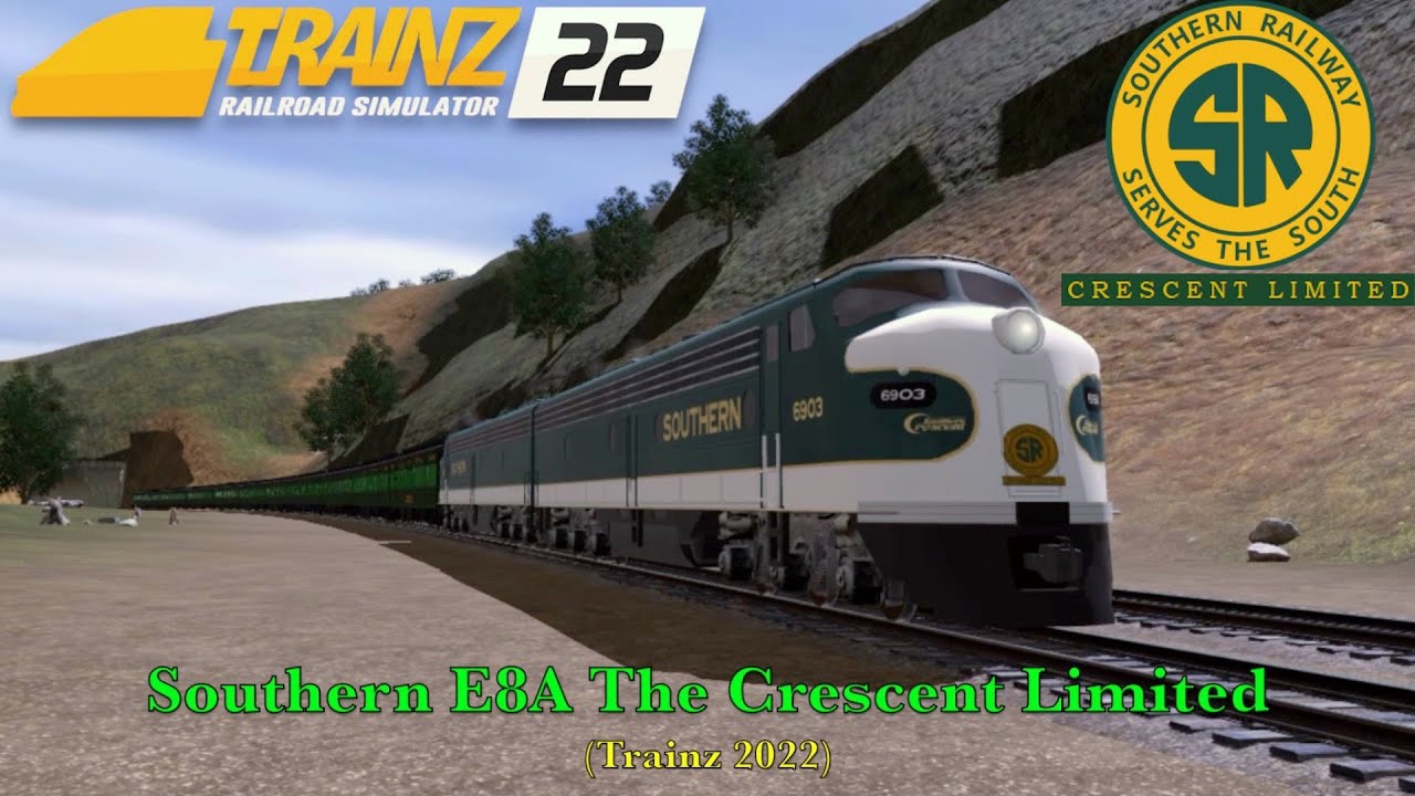 Southern E8A The Crescent Limited (Trainz 2022) - YouTube