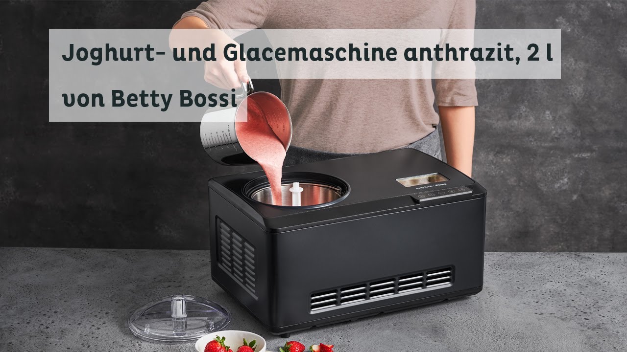 Joghurt- und Glacemaschine anthrazit, 2 Liter - Produkt von Betty Bossi ...