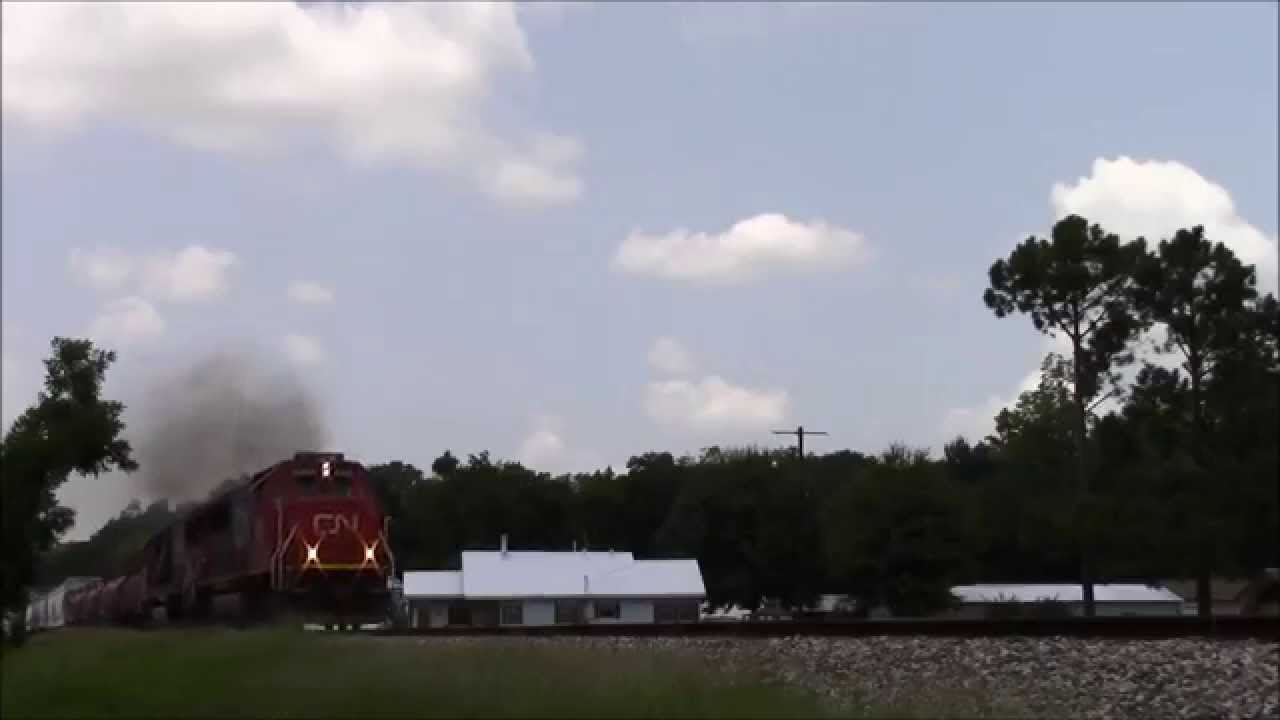 CN 5465 & CN 5488 (7/24/14) Hester, LA HD - YouTube