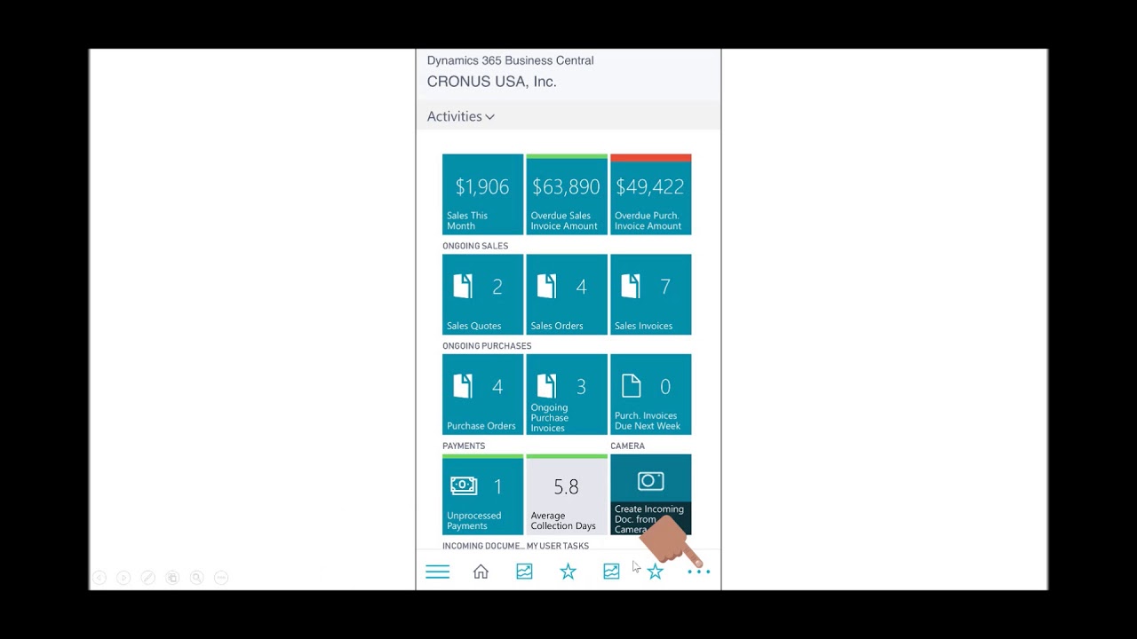 Dynamics 365 Business Central: Enter a Sales Order from a Mobile Device ...