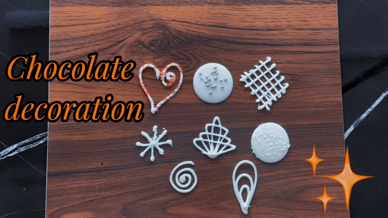 Chocolate decorating ideas: for homemade cakes and pastries - YouTube