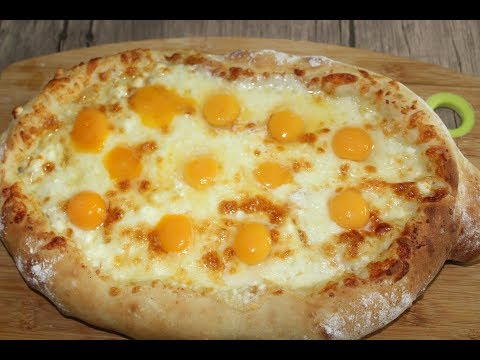 GÜRCİSTAN'IN MİLLİ YEMEĞİ HAÇAPURİ ( KHACHAPURİ)NASIL YAPILIR? GEORGİAN CHEESE BREAD
