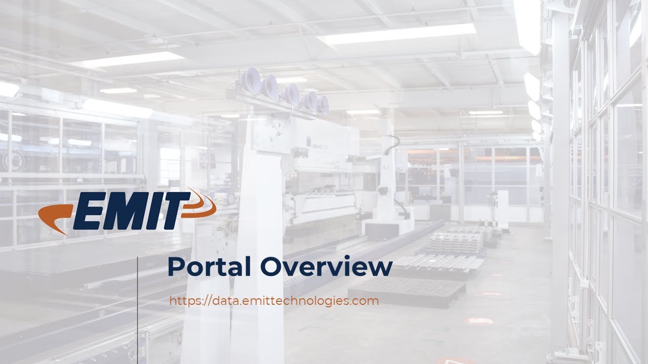 EMIT Connect Web Portal Overview - YouTube