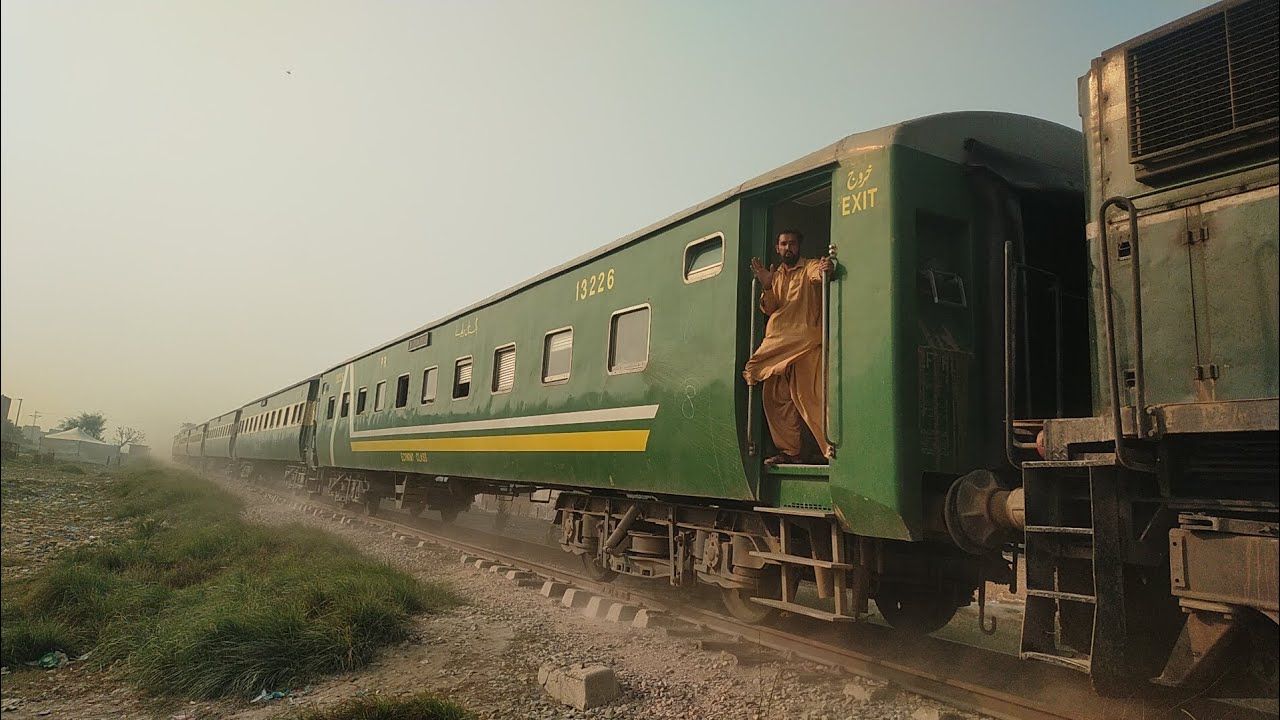 Economy Class Coach Of Green Line Express is Attached With Thal Express ...