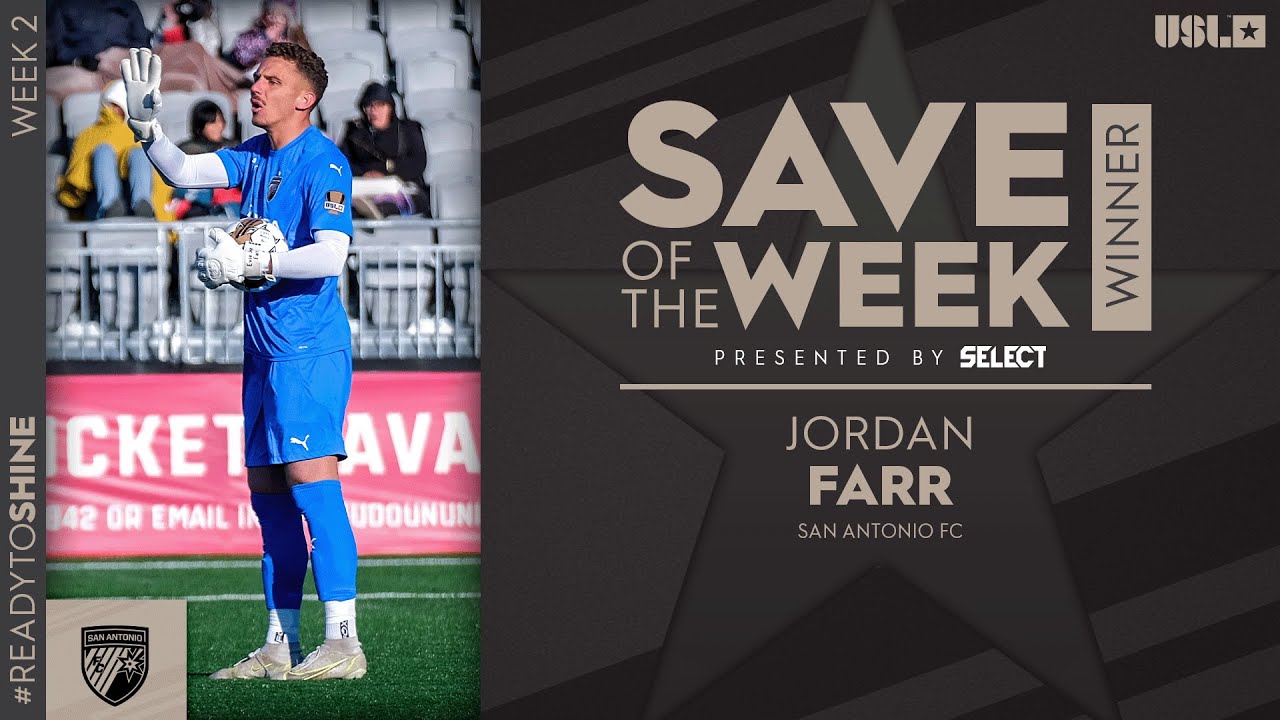 Just an absolute brick wall 🧱 | USL Championship Save of the Week ...