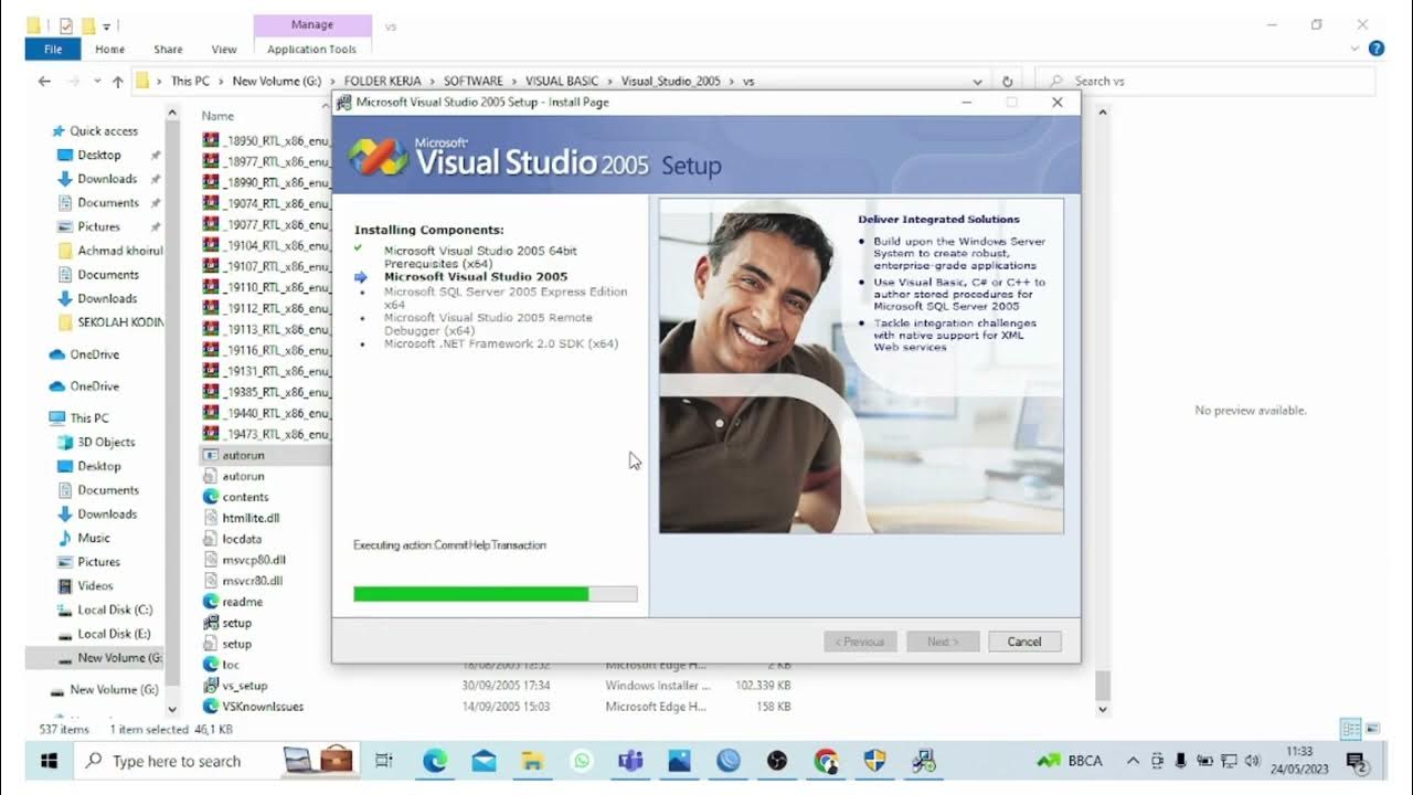 Install Visual Studio 2005 - YouTube