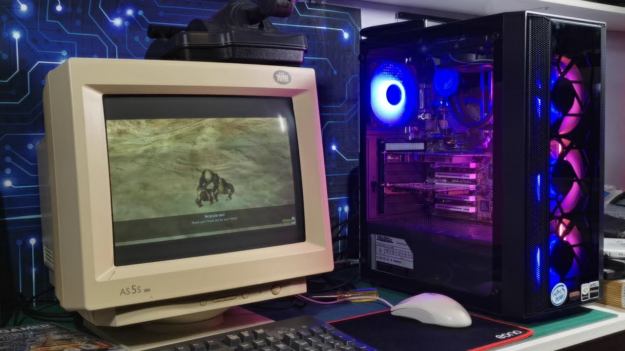 Water cooled socket A Athlon, reverse sleeper. - YouTube