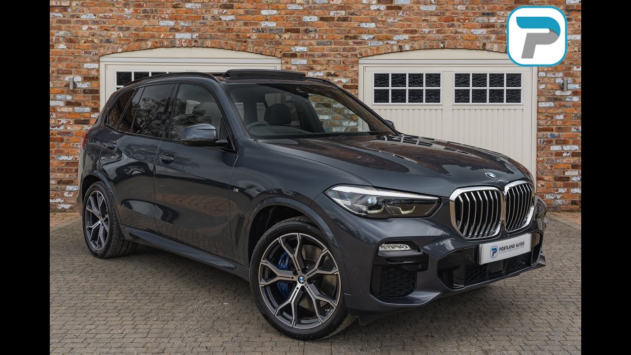 2019/69 BMW X5 30D M SPORT XDRIVE IN ARCTIC GREY METALLIC WITH BLACK ...
