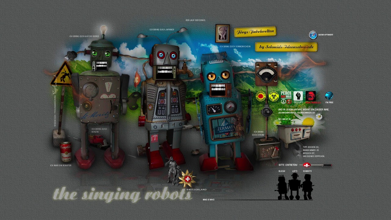 singing robots - YouTube