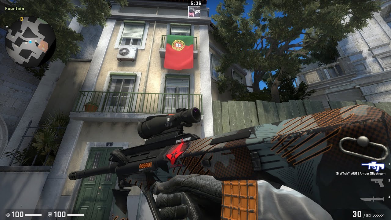 CSGO StatTrak™ AUG Amber Slipstream Field Tested - YouTube