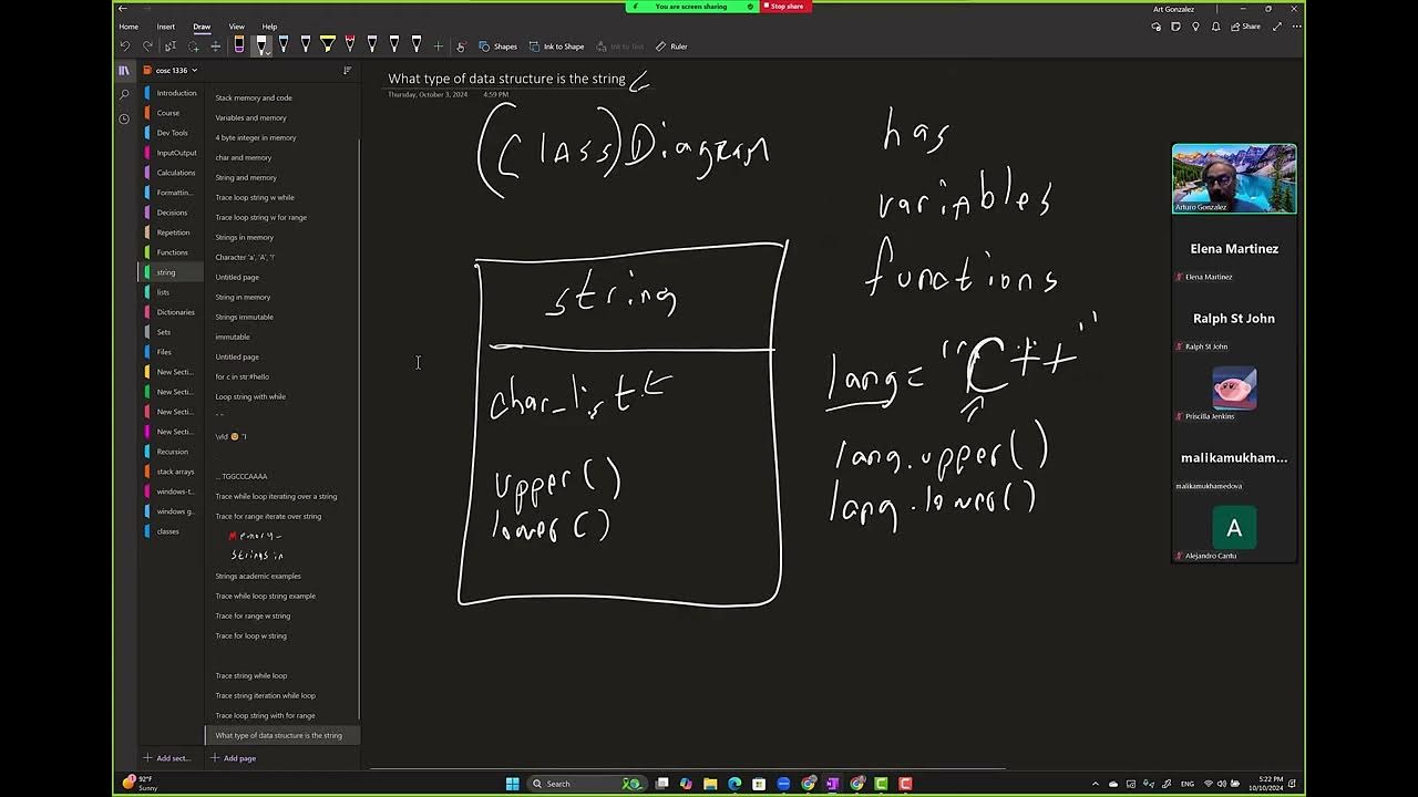 101024 Cosc 1336 Python Lists In Memory Youtube