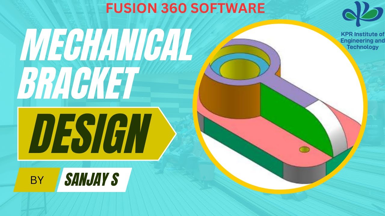 Design of Mechanical Bracket using FUSION 360 - YouTube
