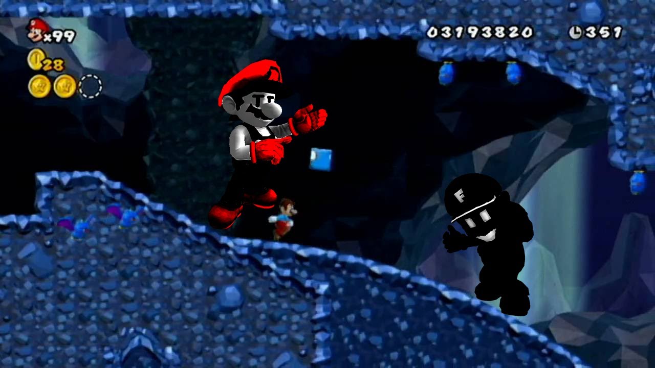 New Super Mario Bros multiplayer game idk (feat. Red bass and some ...