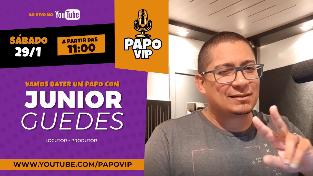 PAPO VIP | JUNIOR GUEDES - YouTube