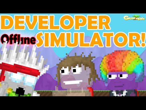 Growtopia | DEVELOPER SİMULATOR!! (SİNGLEPLAYER!) - YouTube
