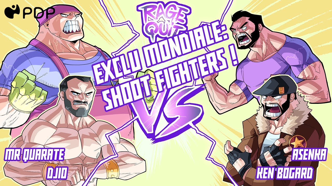 PREVIEW SHOOT FIGHTERS! Ft. Ken Bogard, Mr Quaraté & Djio - RAGE QUIT ...