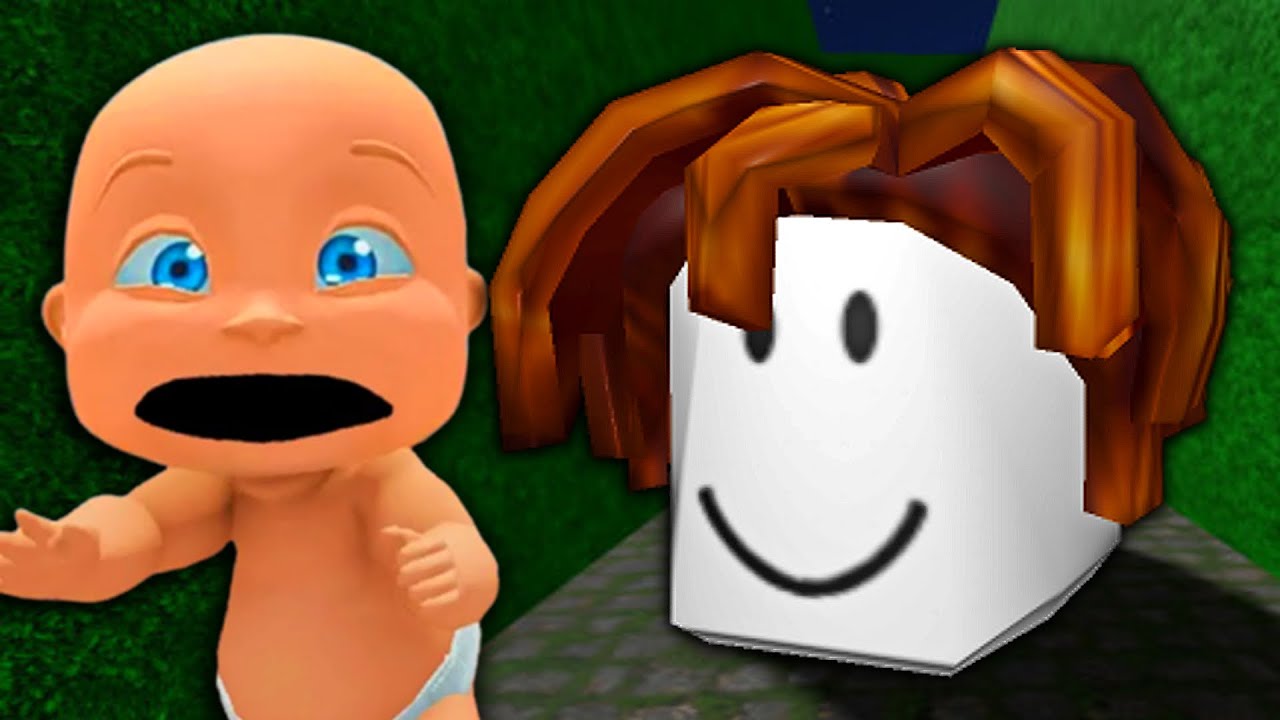 Baby Escapes ROBLOX HEAD! - YouTube