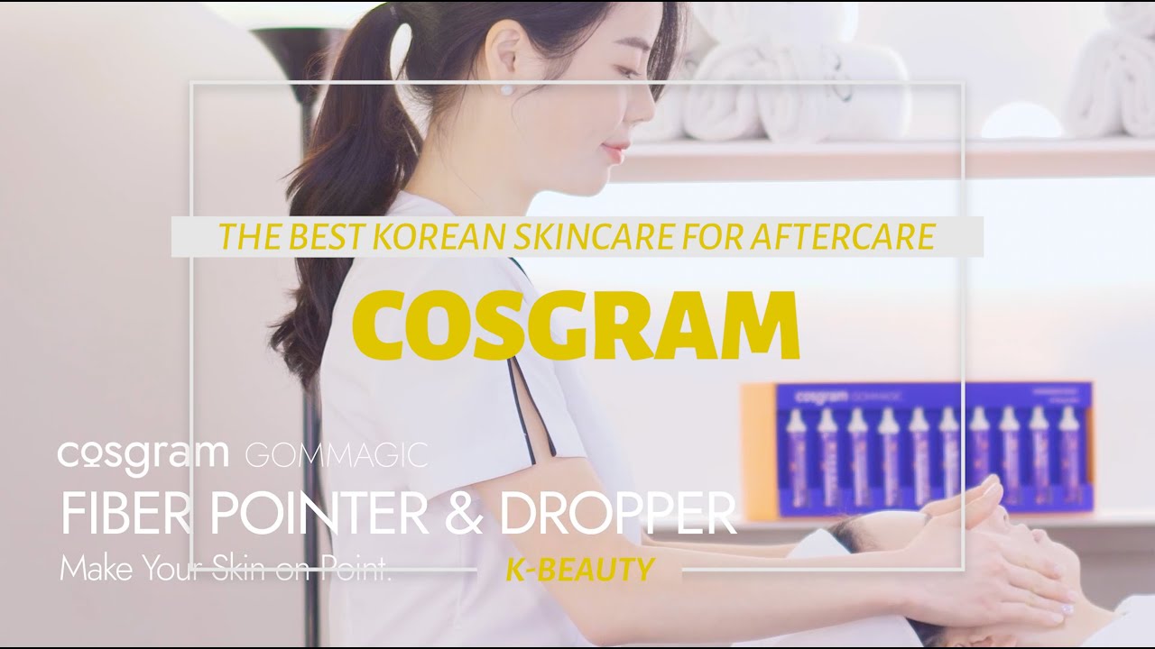 The Best Korean Skincare for aftercare / COSGRAM FIBER POINTER DROPPER - YouTube