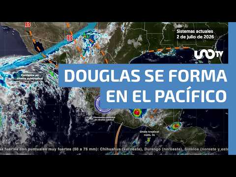 Se forma la tormenta tropical Douglas en el Pacífico; ve ruta y estados donde habrá lluvias fuertes