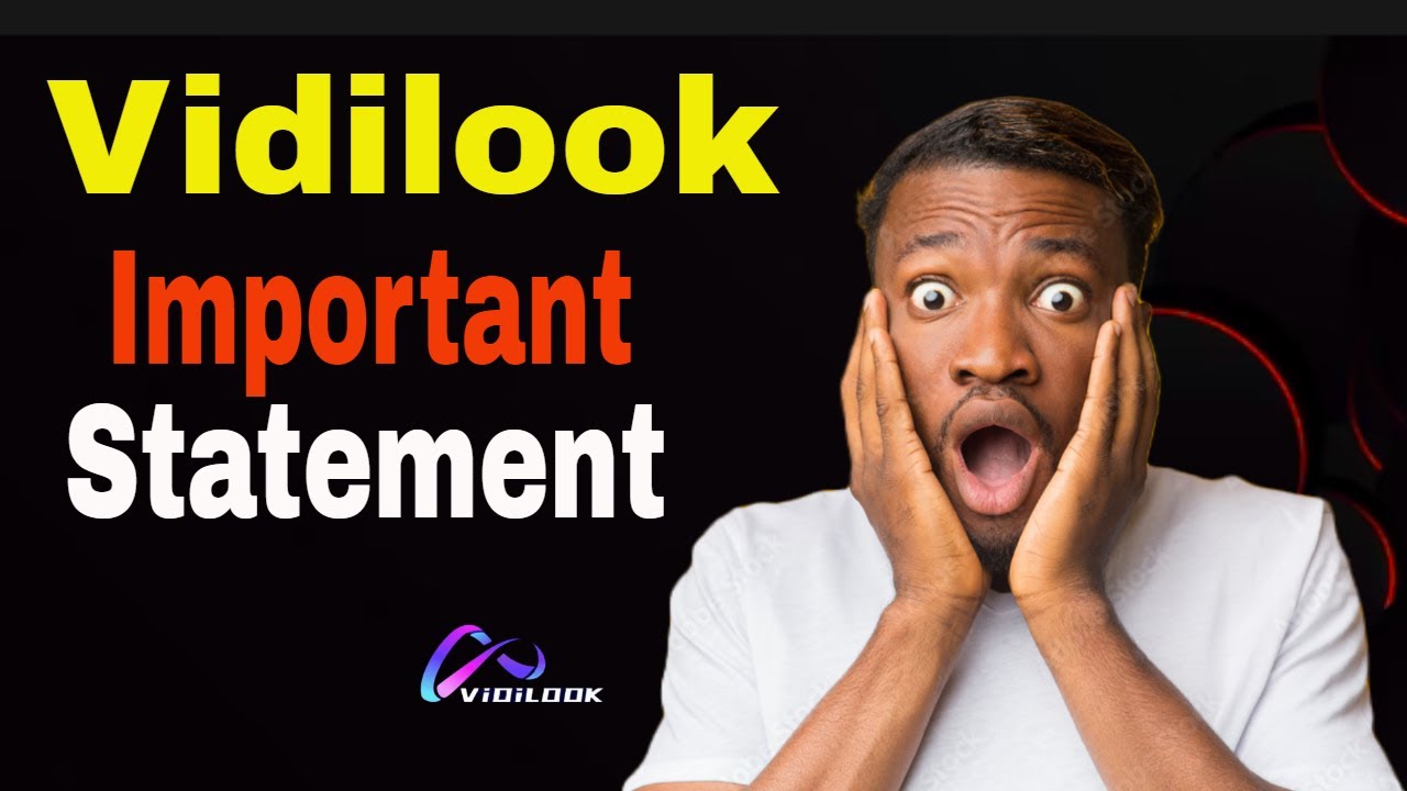 Vidilook: Important announcement | VIDILOOK UPDATE | vidilook ...