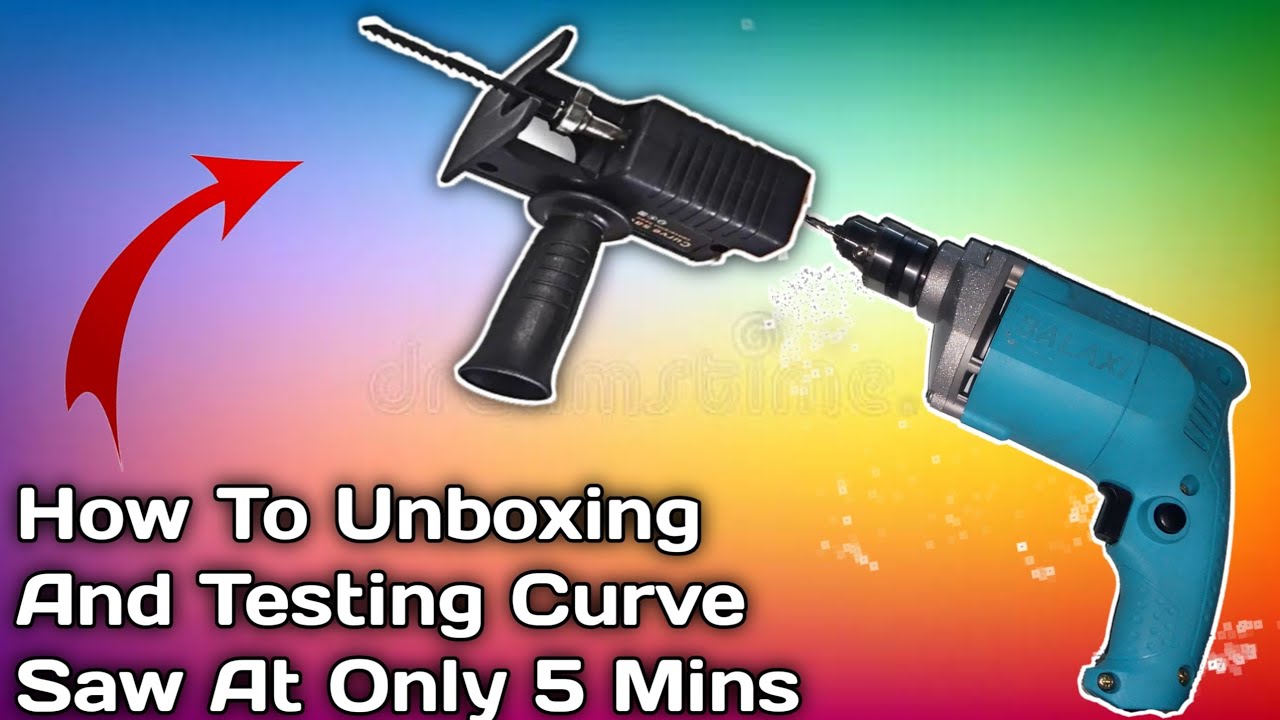 How To Unboxing And Testing Curve Saw at Only 5 Mins - YouTube