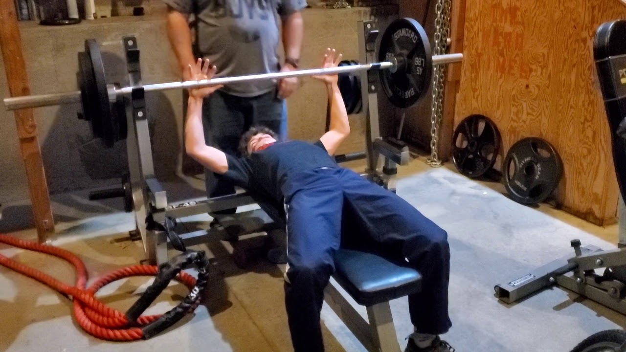 Luke Keeler 215 Bench Press - YouTube