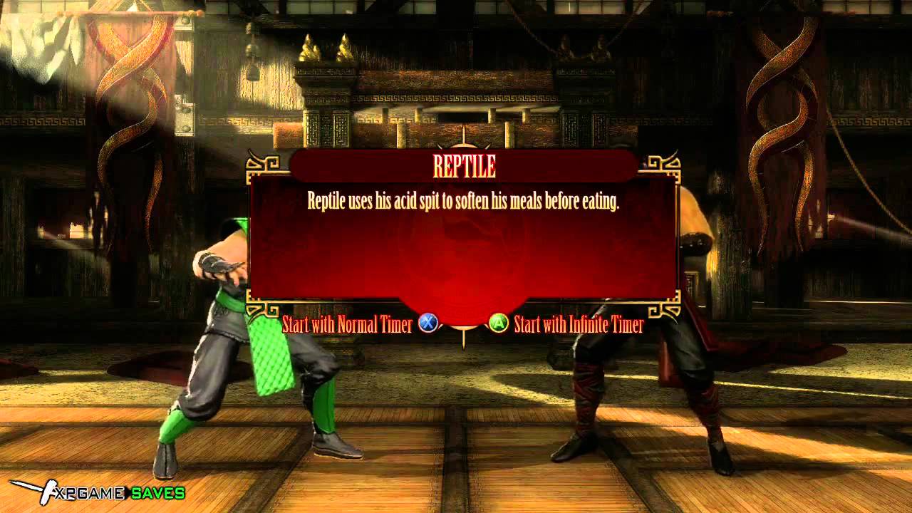 Mortal Kombat Classic Reptile Fatality - YouTube