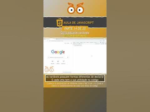 JavaScript: Como declarar variáveis [Muitos erram aqui] | Seja Coder #shorts #14 - YouTube