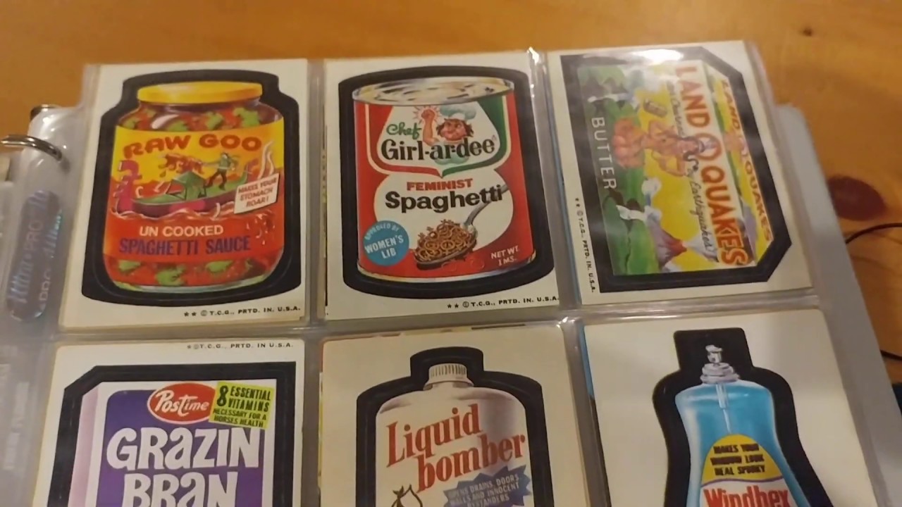 Series 1-16 original Wacky Packs - YouTube