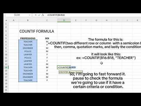 'Basic Formulas in Excel' - YouTube