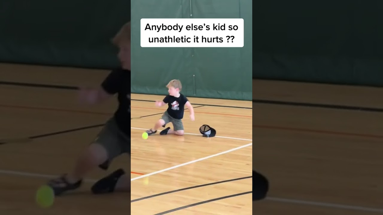 Anyone else's kid so unathletic it hurts? credit: kayleigh tiktok - YouTube
