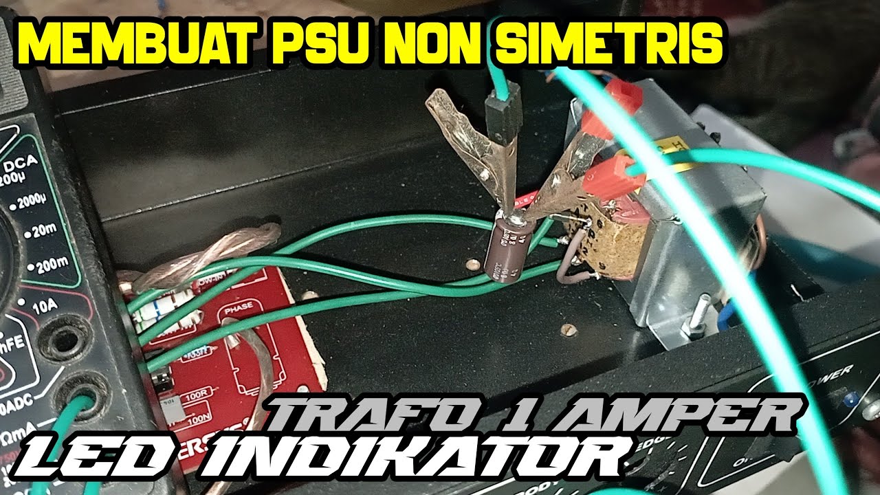 cara membuat psu non simetris - YouTube