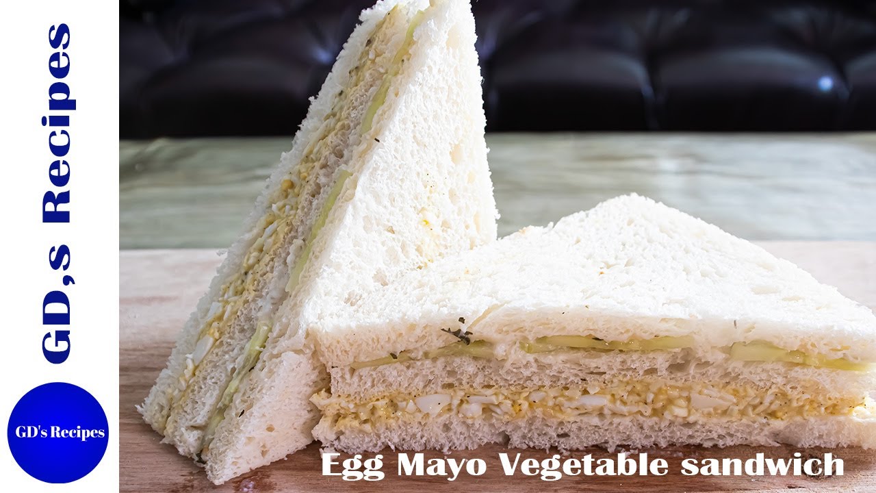 Quik & Eassy Egg Mayo Vegetable Sandwich Recipe | Simple Sandwich|Eassy ...