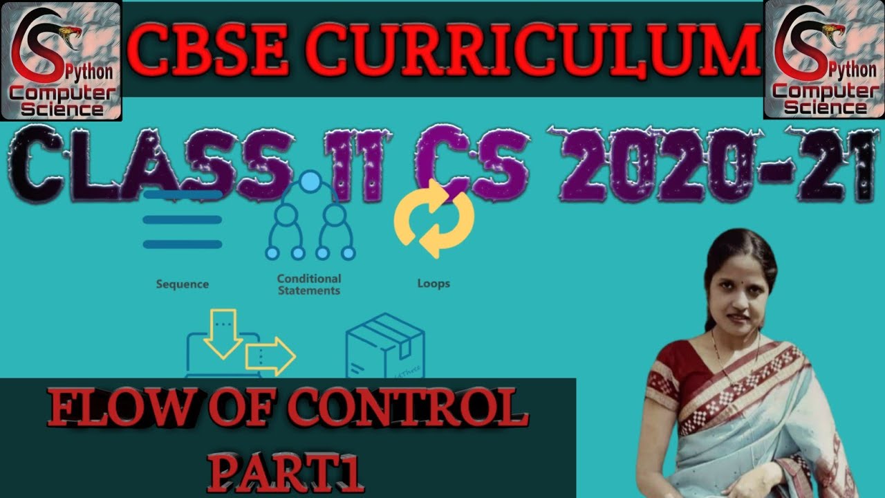 Class 11 Computer Scienceflow Of Control In Pythonlsequenceselectioniterationrangepart1