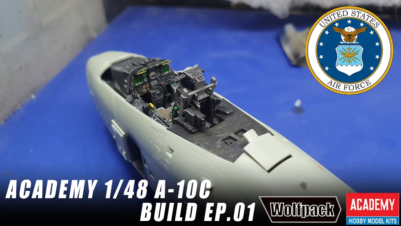 1/48 ACADEMY A-10C build Episode.01 - YouTube