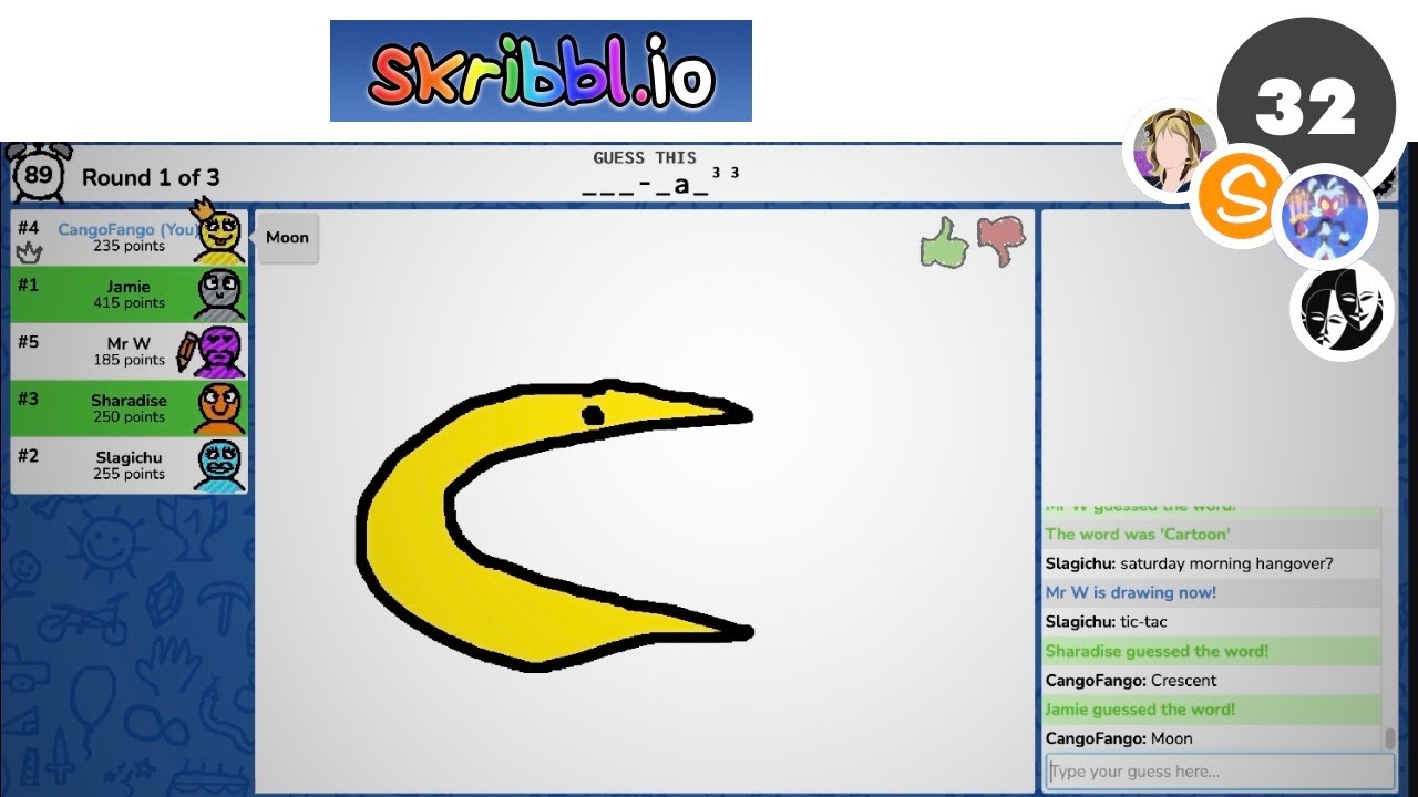 #32 skribbl.io - Multiplayer! [ft. Sharadise, Emichu, mr_w_l and ...