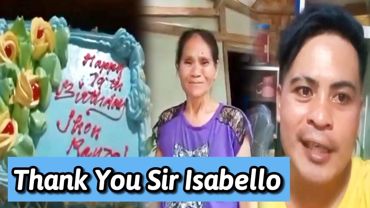 thankyou sir isabello from. usa @sarimaxvlog ll nonon vlog - YouTube