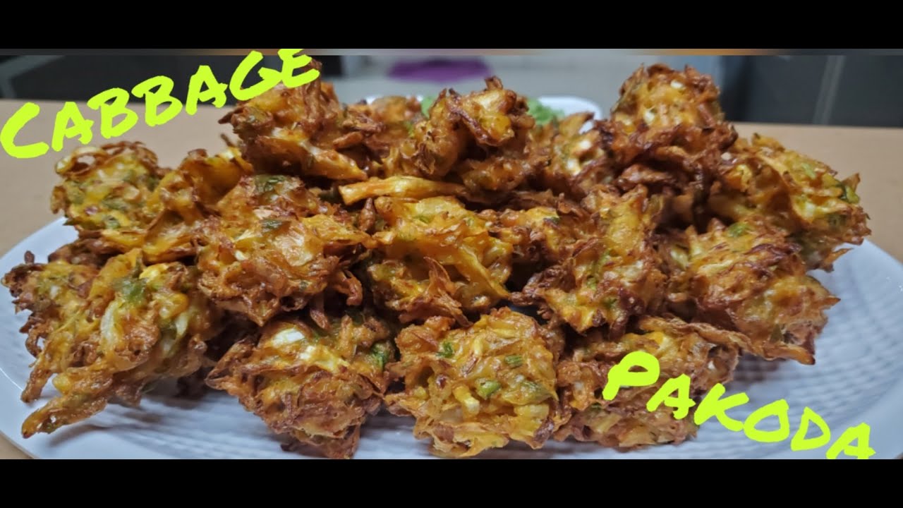 Monsoon special pakoda | Cabbage pakoda | Patta gobhi pakoda recipe ...