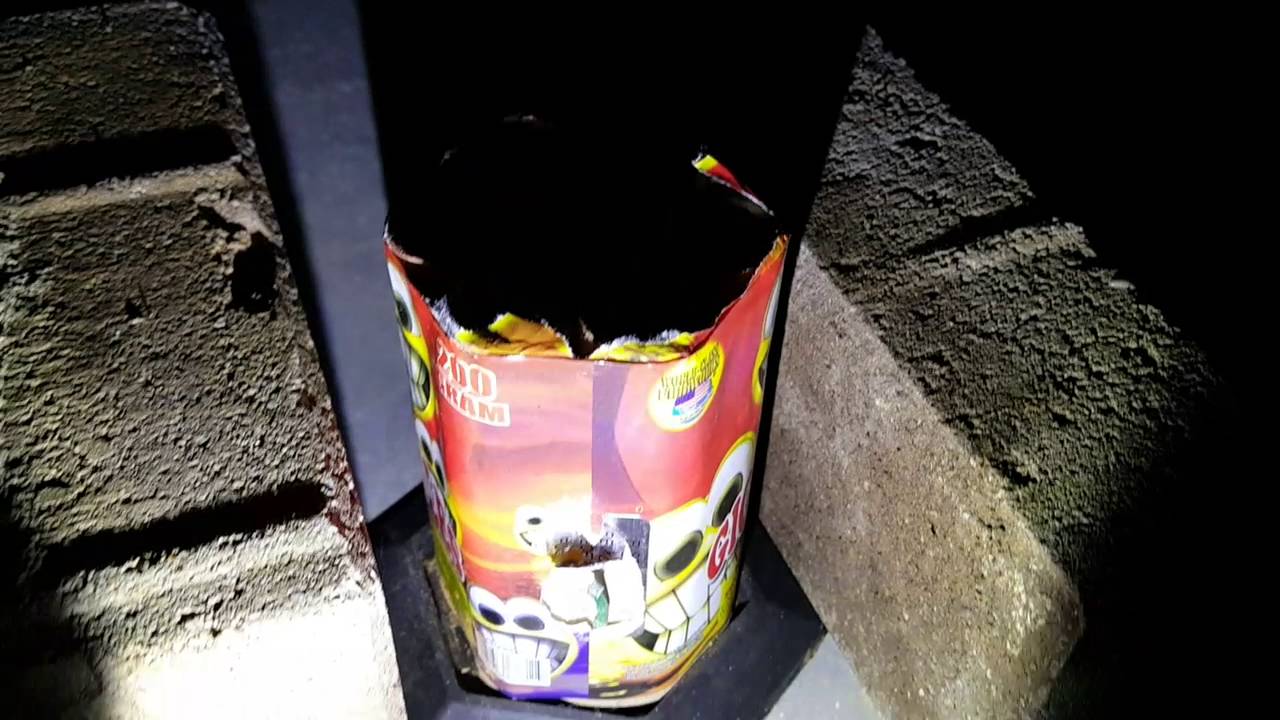 7 shot 200 gram " Giggles " firework cake - YouTube