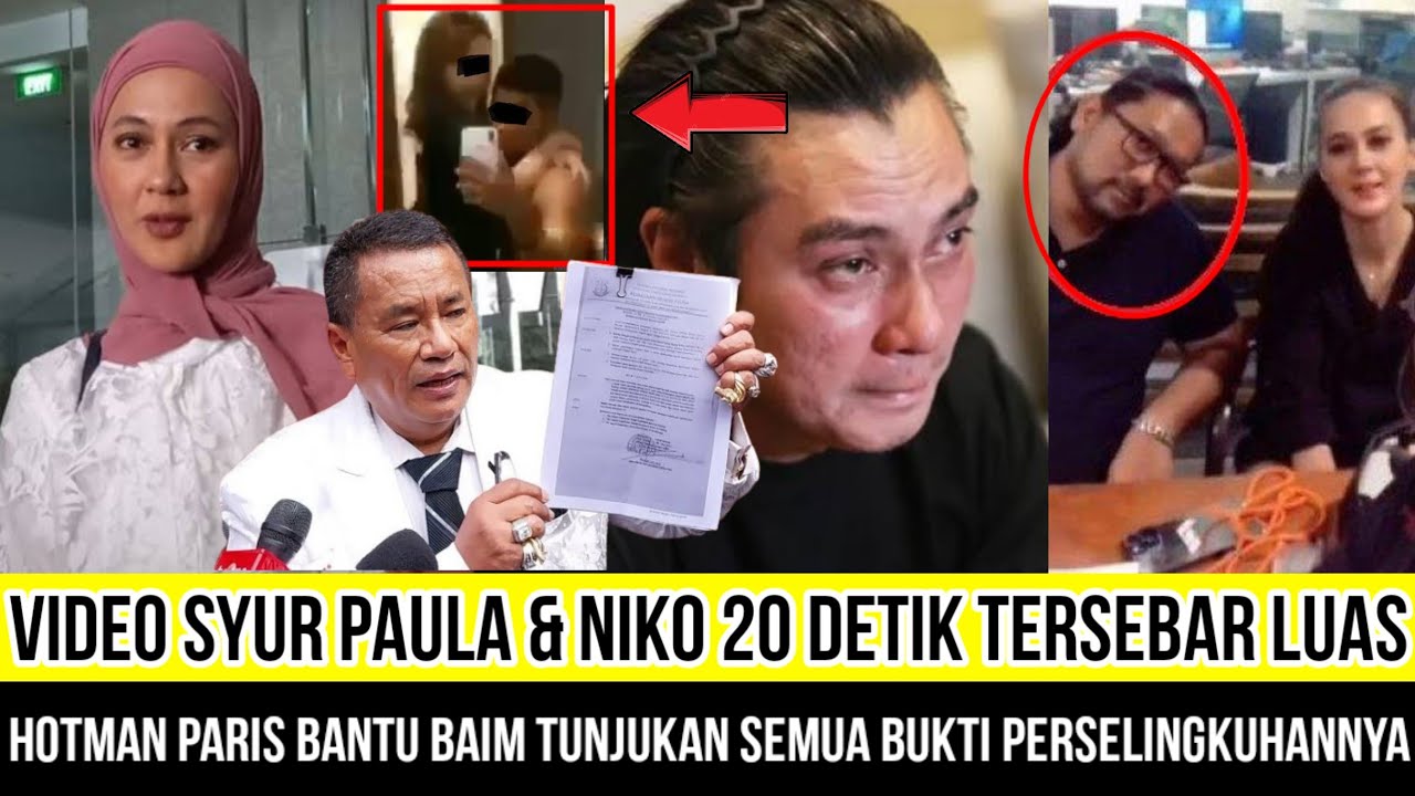 Video Syur Paula Verhoeven & Niko Tersebar! Hotman Tunjukan Bukti ...