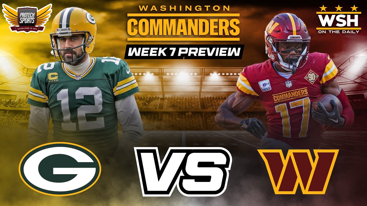 @commanders /@packers WEEK 7 NFL PREVIEW ! Can Taylor Save the Day? - YouTube
