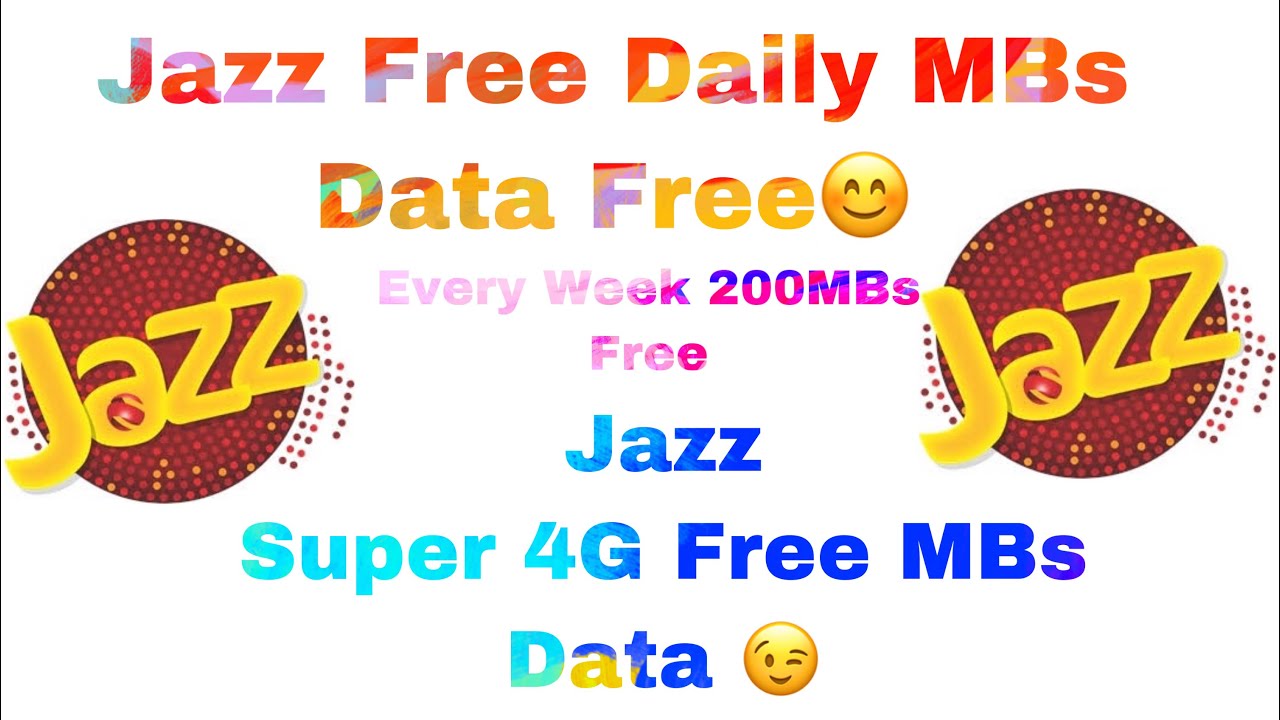 Jazz Daily Free Internet 2020 | Every Week 200MBs Free Internet 2020 ...